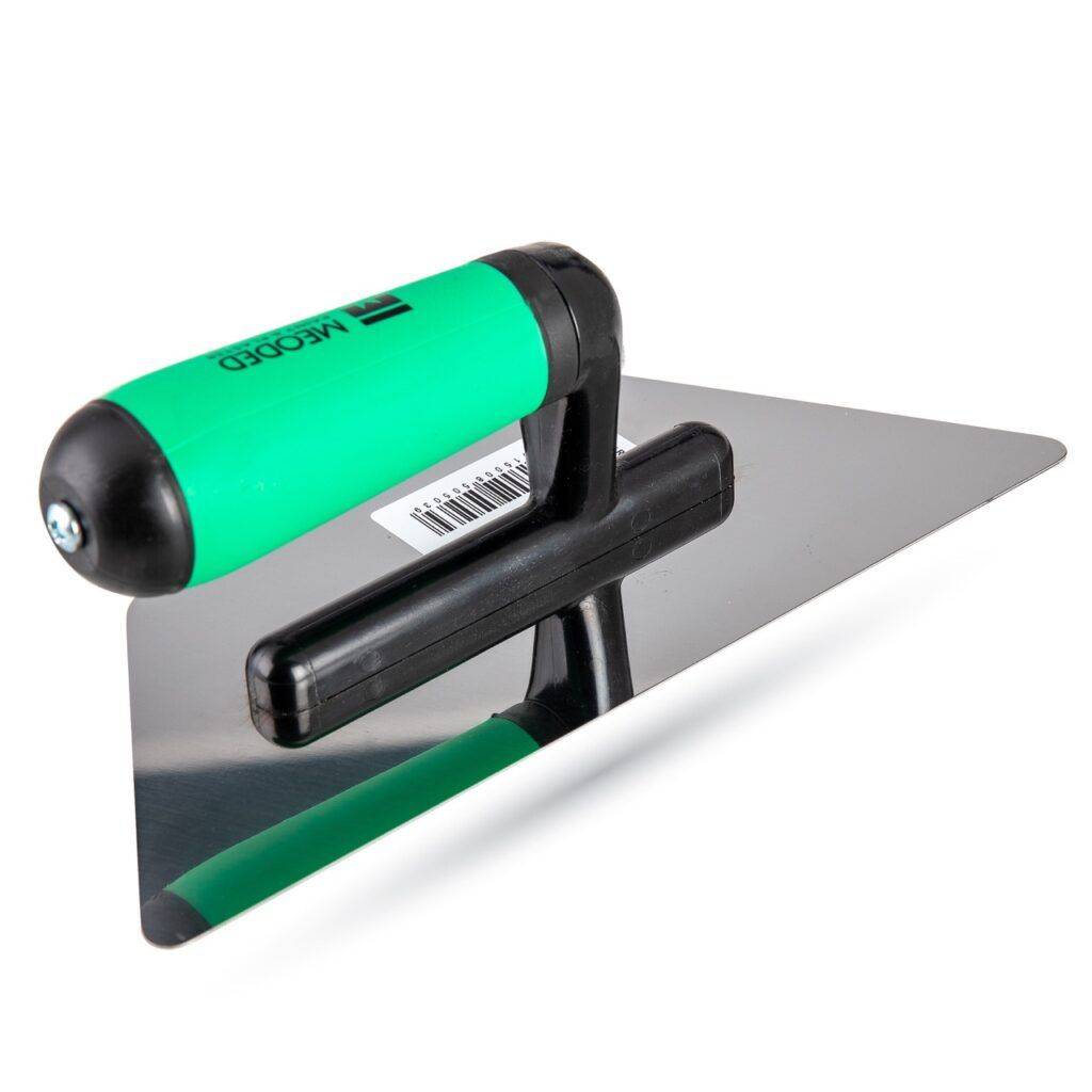 Venetian Plaster Rubber and Plastic Handle Trapezoid Trowel