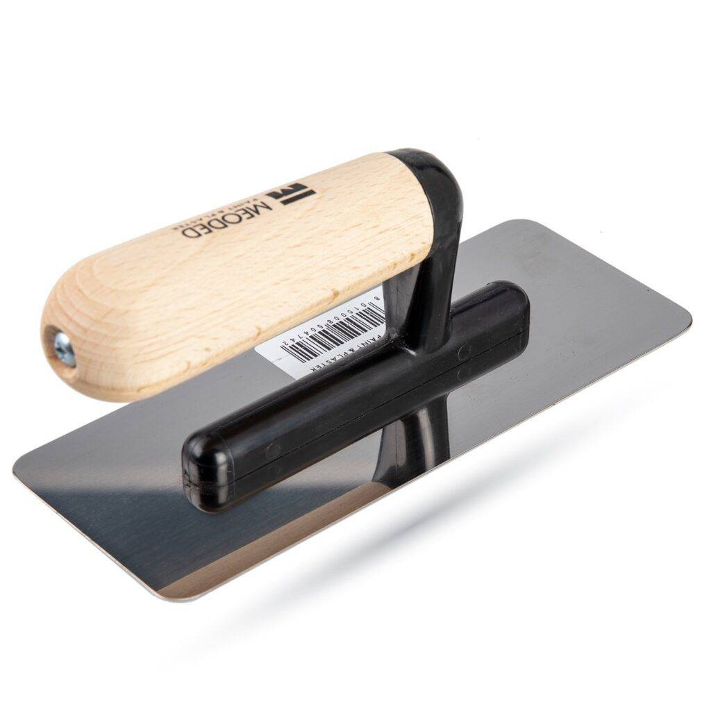 Meoded Italian Venetian Plaster Wood Handle Trowel 200x80mm